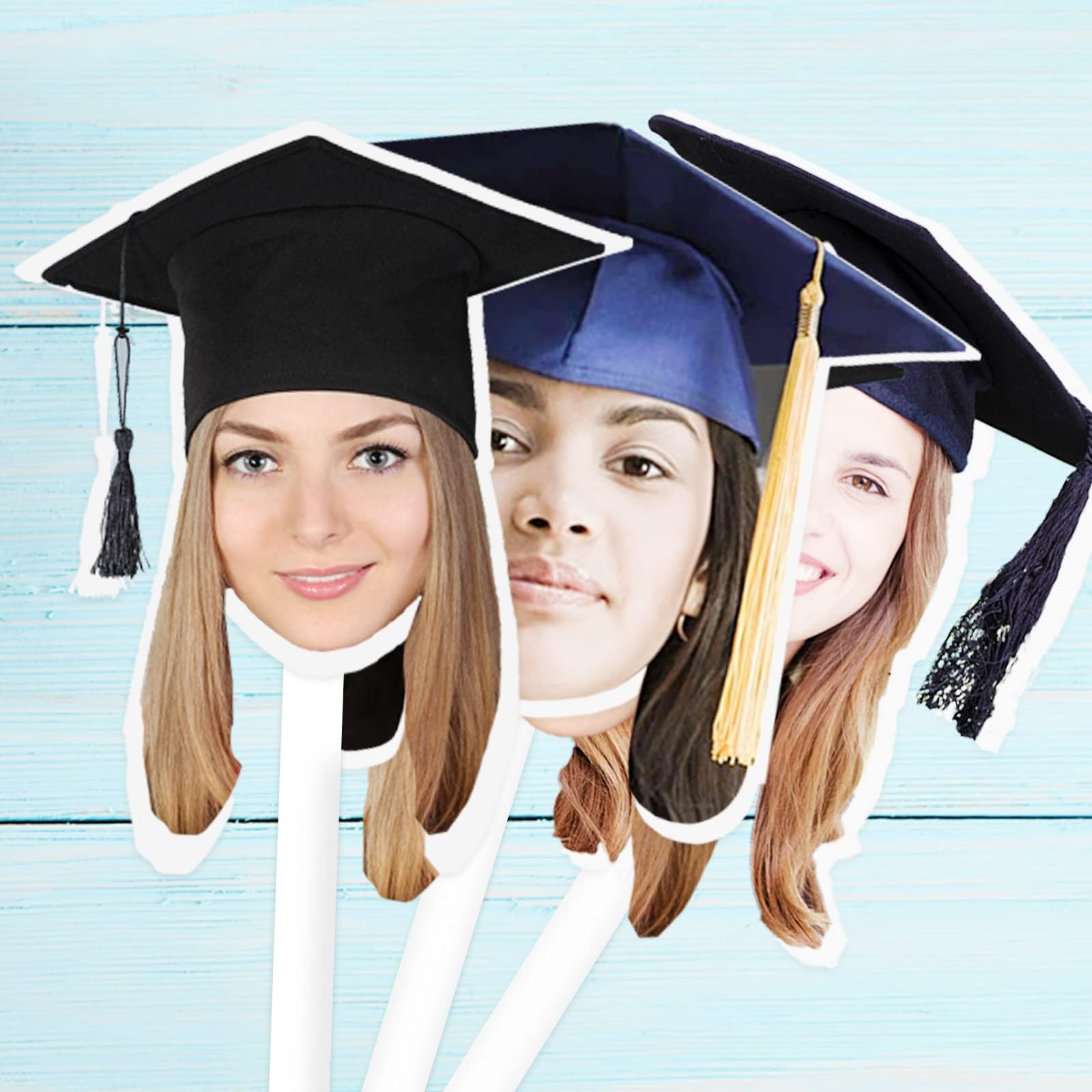 Amazon.com: Big Head on a Stick, Custom face Cutout, Big Party, Fan ...