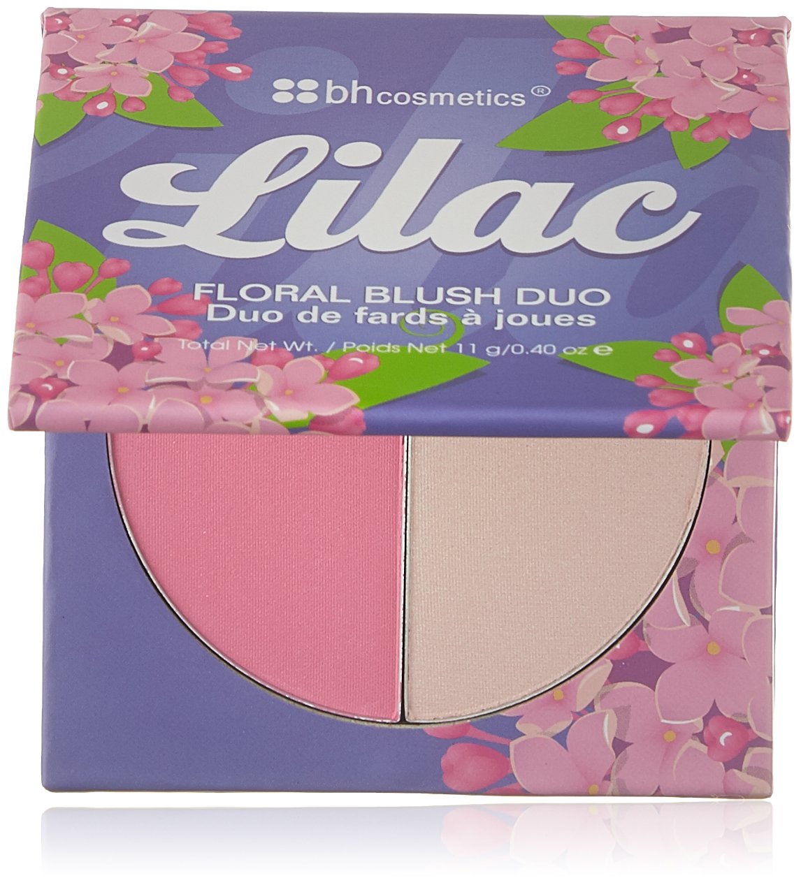 Amazon.com : BH Cosmetics Lilac Floral Duo Blush Palette : Beauty ...