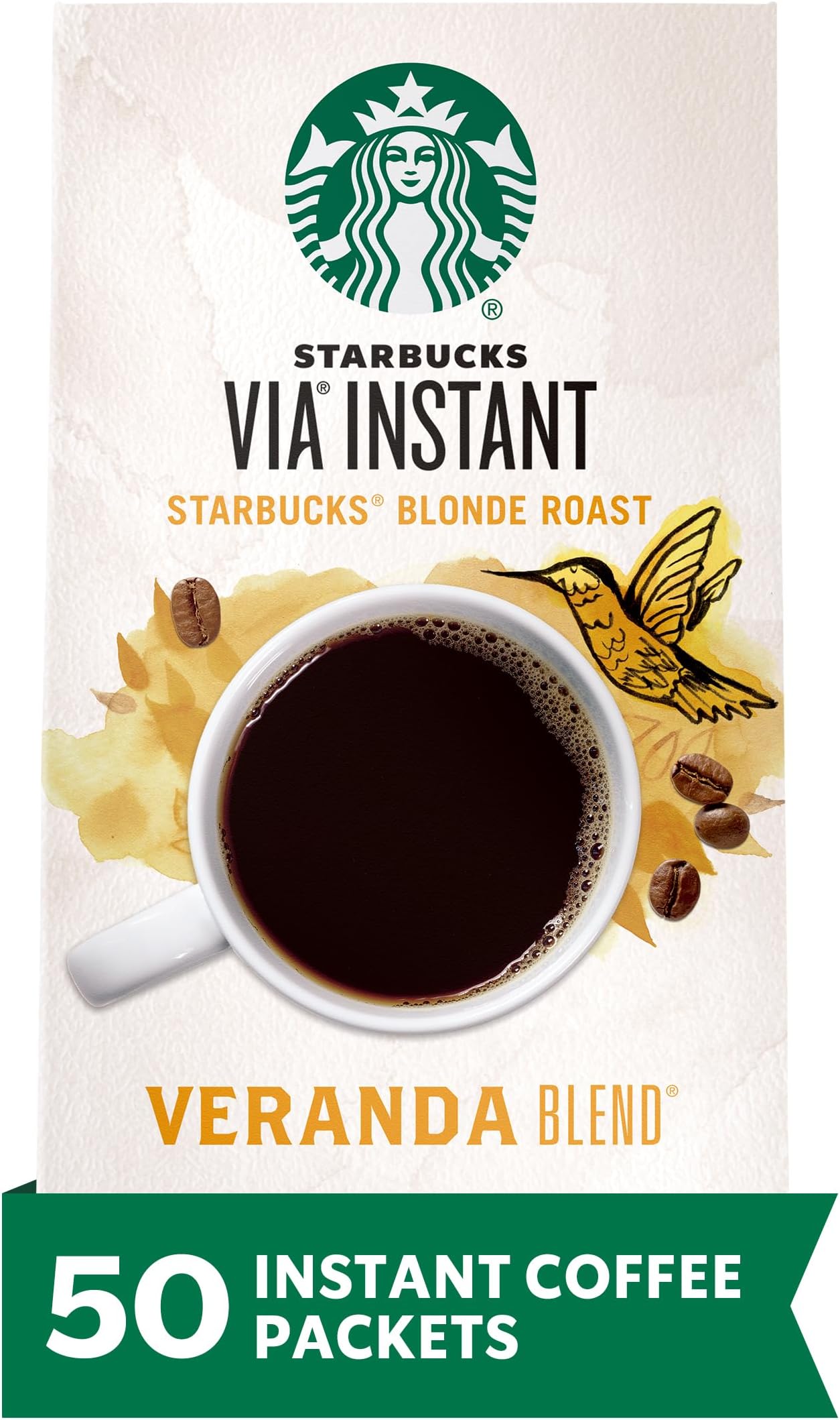 Amazon.com: Starbucks VIA Instant Coffee, Starbucks Blonde Roast Coffee ...