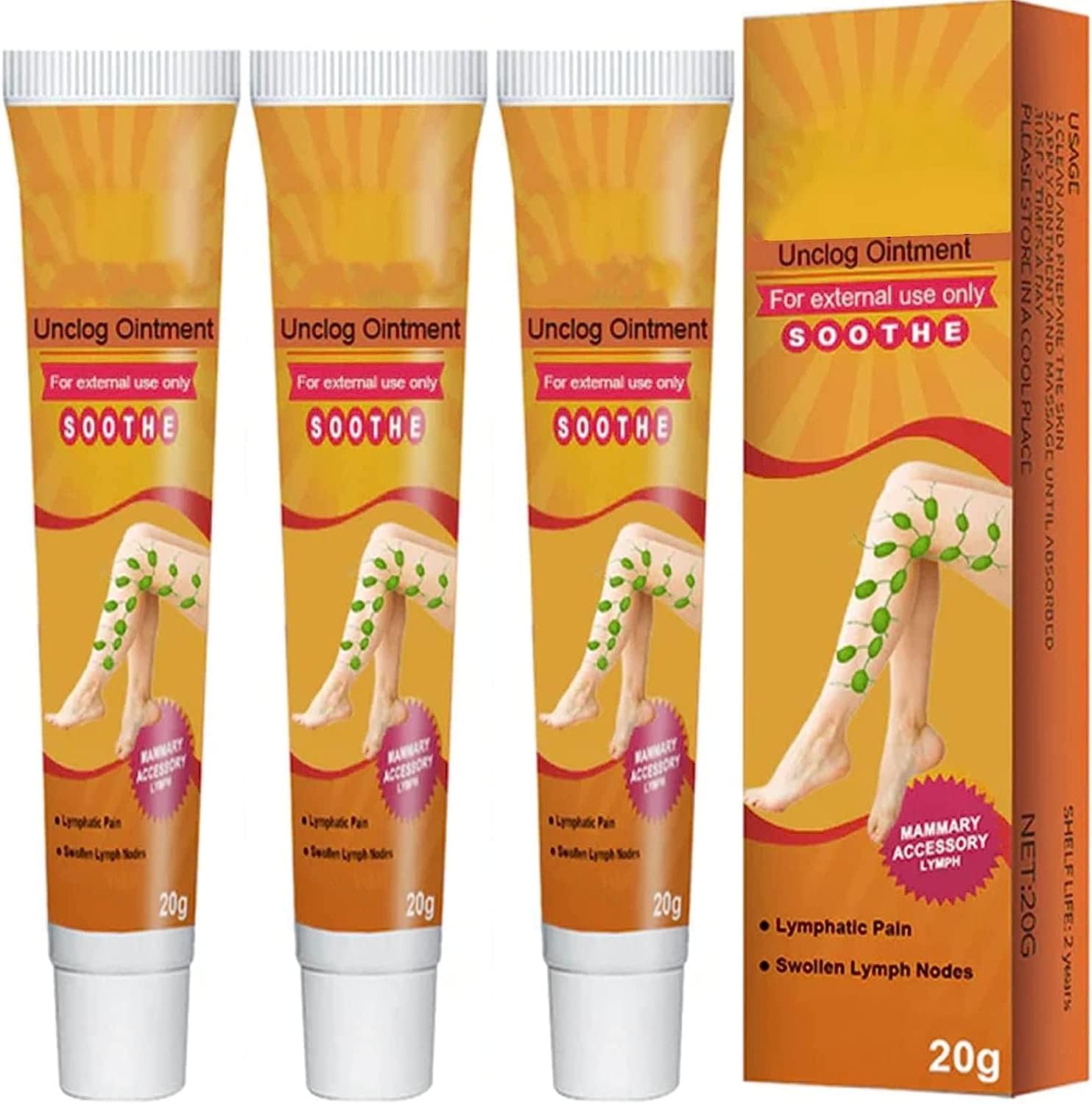 Mediginger Antiswelling Lympunclog Ointment,Gooliving Antihump ...