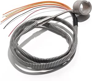 Hot Runner Heater/Plastic Extruder Coil, 32x25-45mm, 1M Wire with K ...