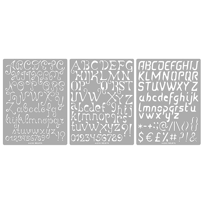 Buy Aleks Melnyk #44 Pyrography Stencils, Wood Burning kit 3 PCS ...