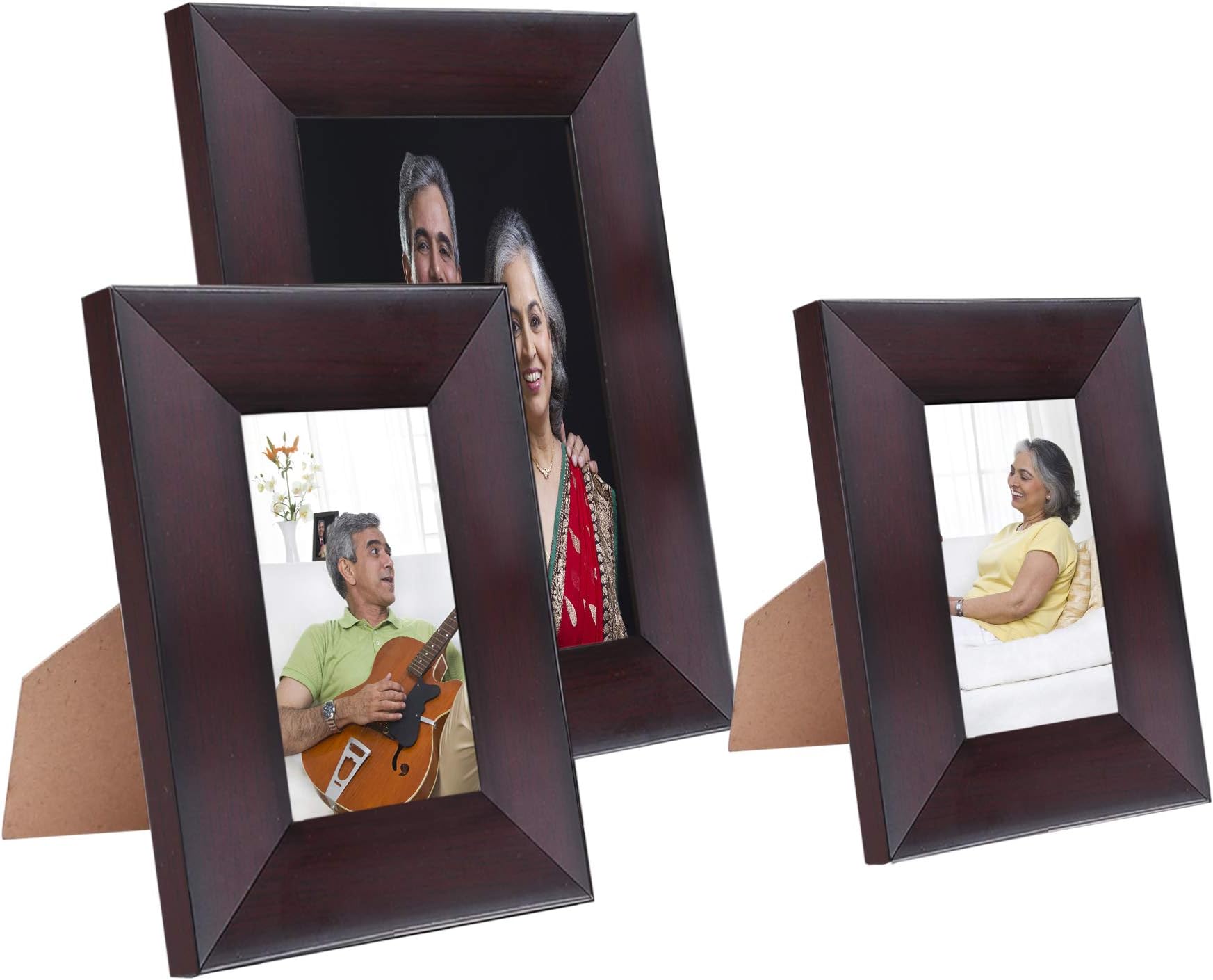 Keshav Craft Tech Wooden Wall & Table Top Photo Frame Photo Size 5X7 ...