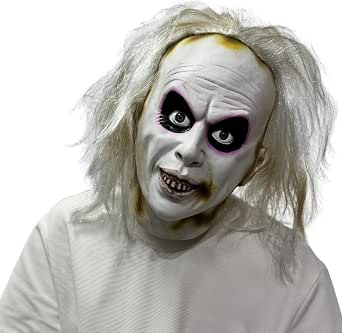 Amazon.com: Scary Halloween Costume Cosplay Mask: Realistic Full Head ...