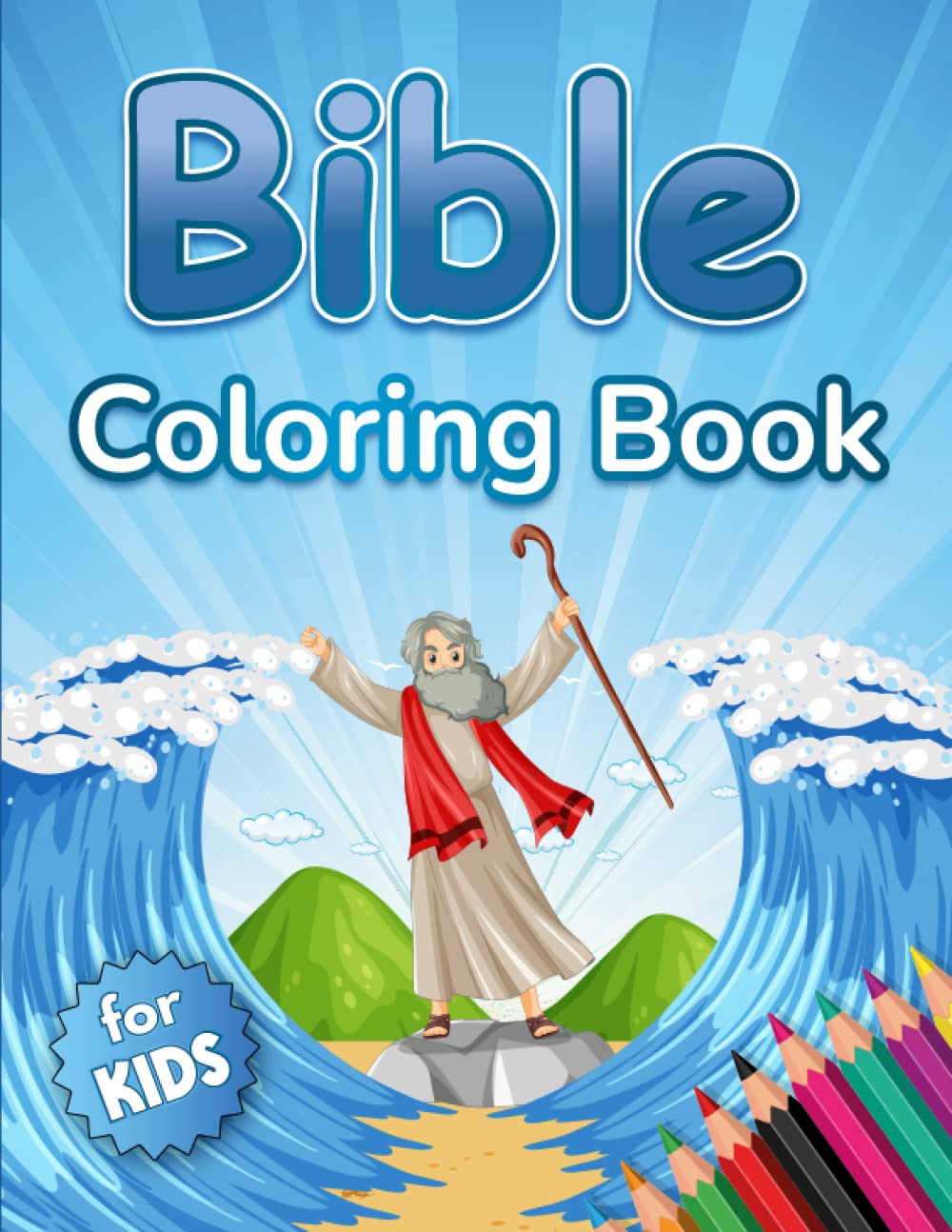 Bible Coloring Book For Kids: Illustrations of the Old Testament ...