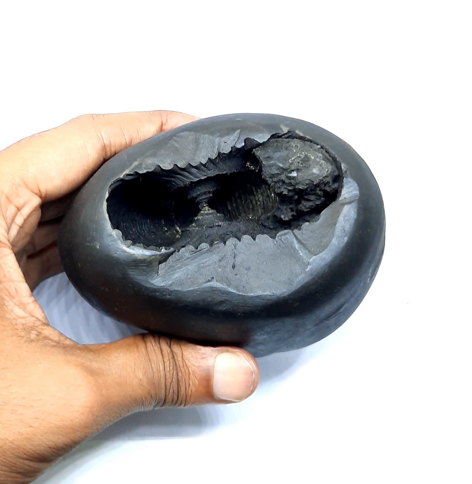 Buy Shaligram Stone Lakshmi-Narsimha | Nepal Gandaki River Chakra ...