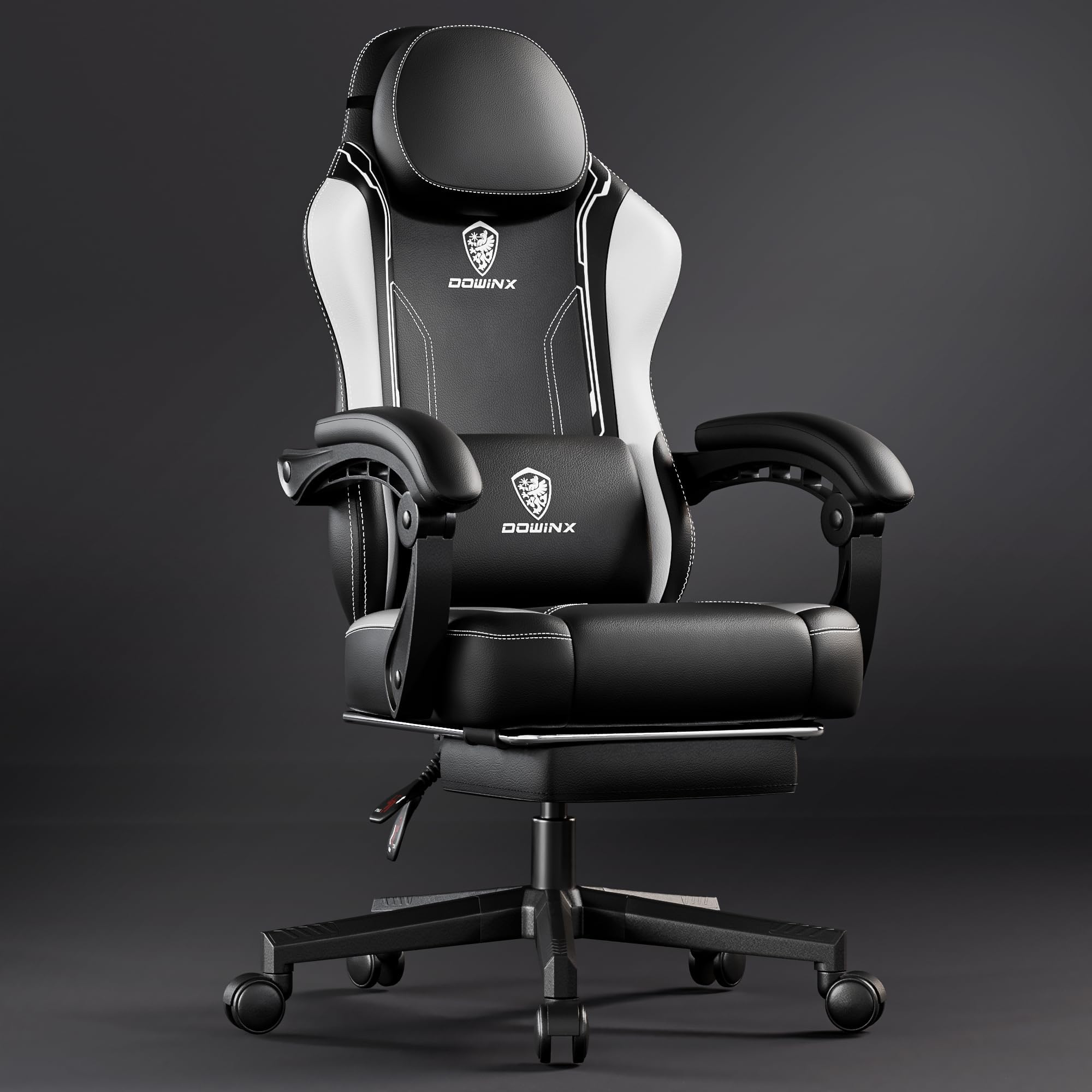 Amazon.com: Dowinx Gaming Chair with Pocket Spring Cushion for Adults ...