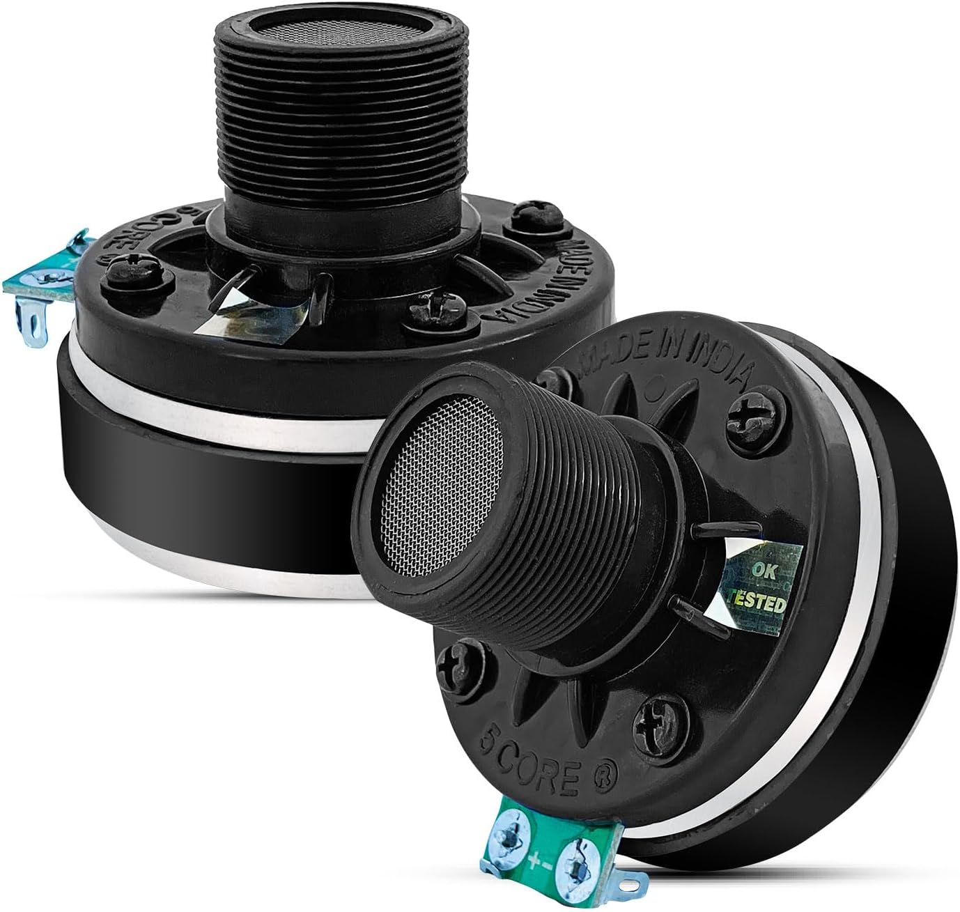 5 CORE Horn Speaker Tweeter Compression Driver Phenolic Diaphragm 1 ...