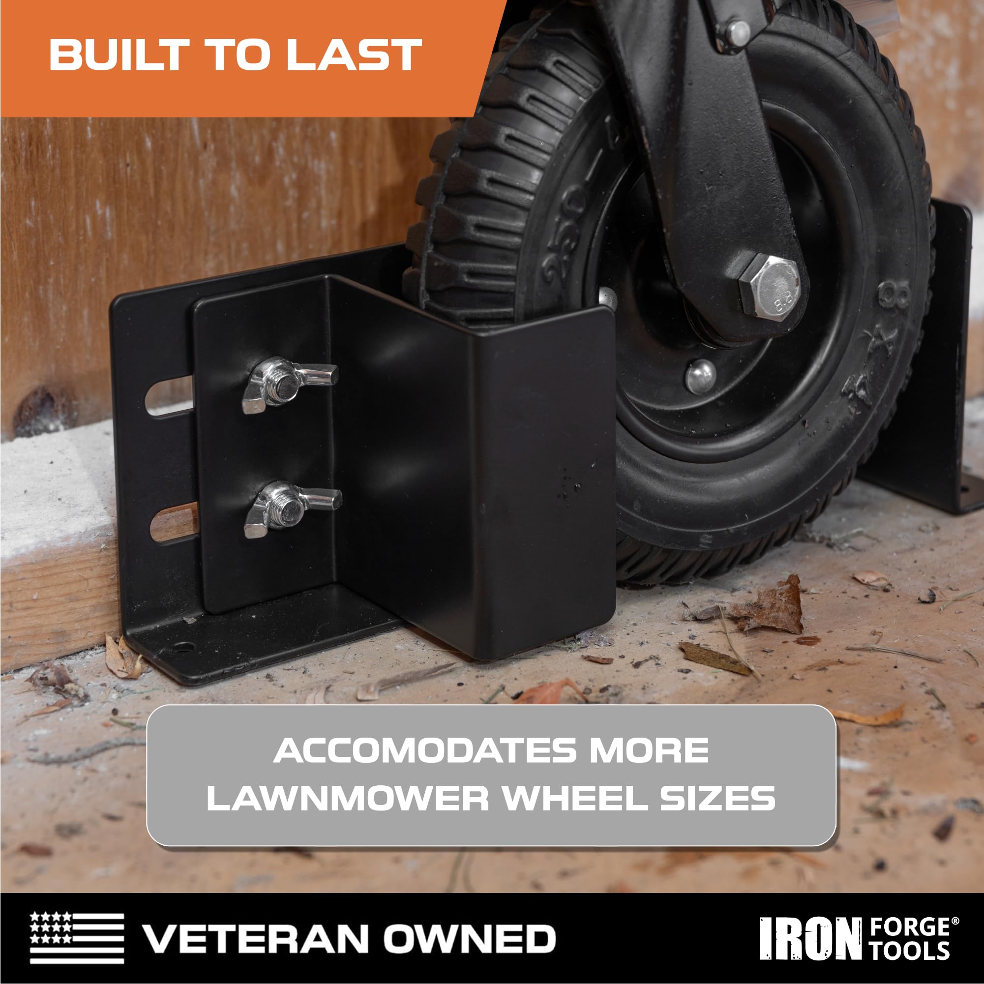 Lawn Mower Wheel Boot Lock for Trailer?Çô 6-10 Inch Adjustable, Lawn ...