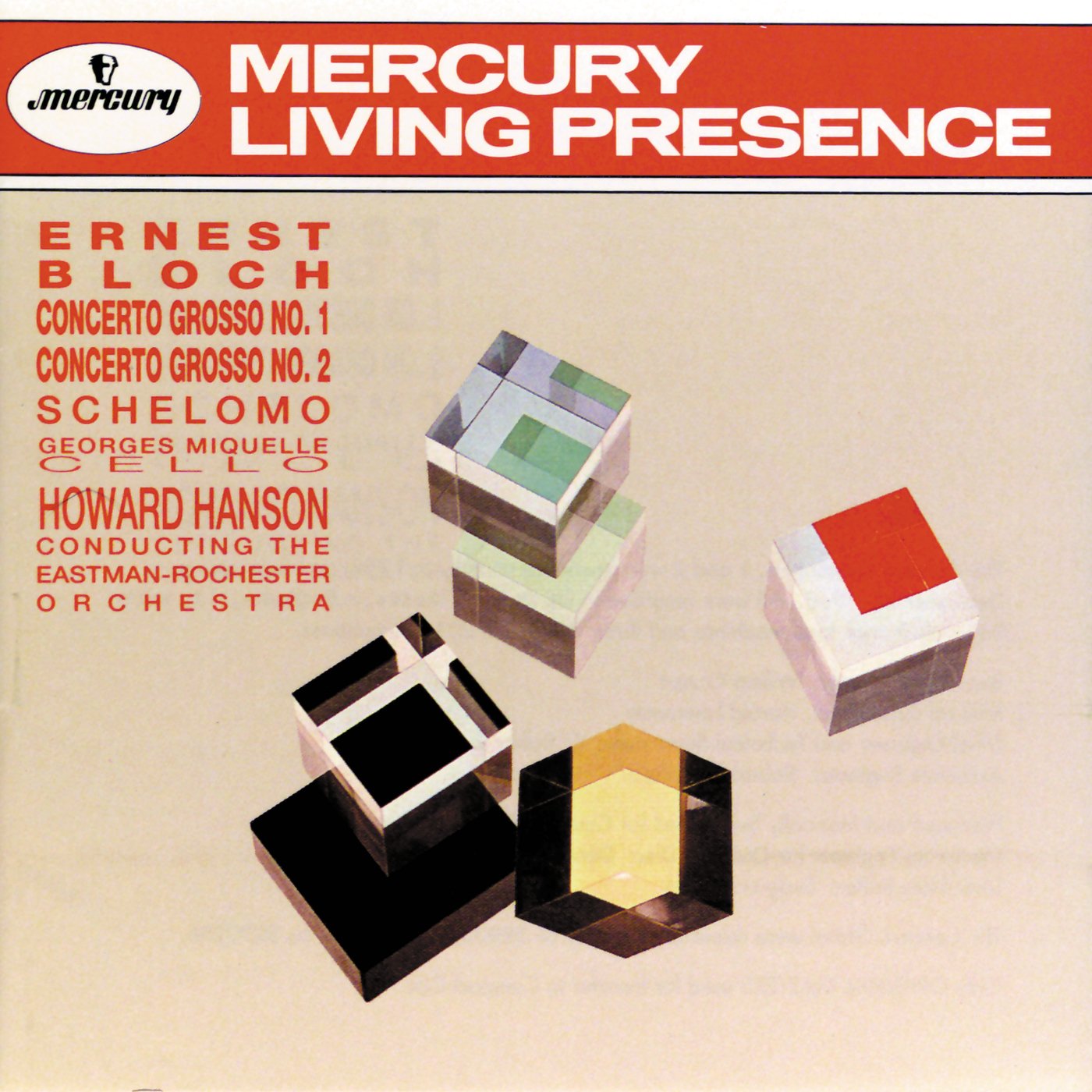Ernest Bloch, Howard Hanson, Eastman-Rochester Orchestra, Georges Miquelle - Bloch: Concerto ...