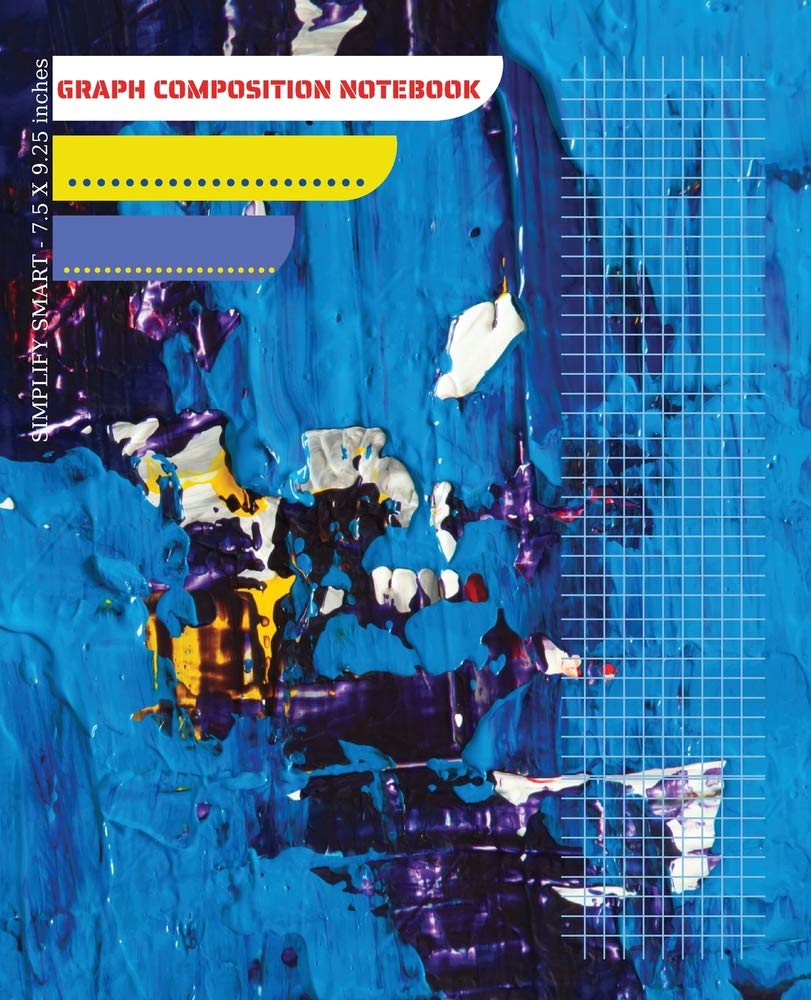 Graph Composition Notebook 7.5X9.25 inches: Grid Paper College Ruled ...
