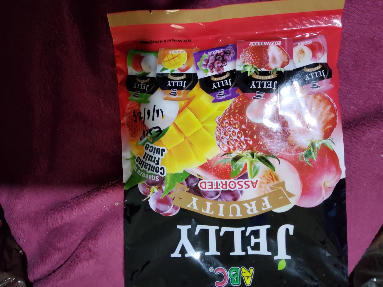 ABC Fruit Jelly Pocket, 12 Pack, 240 g, Assorted : Amazon.com.au ...