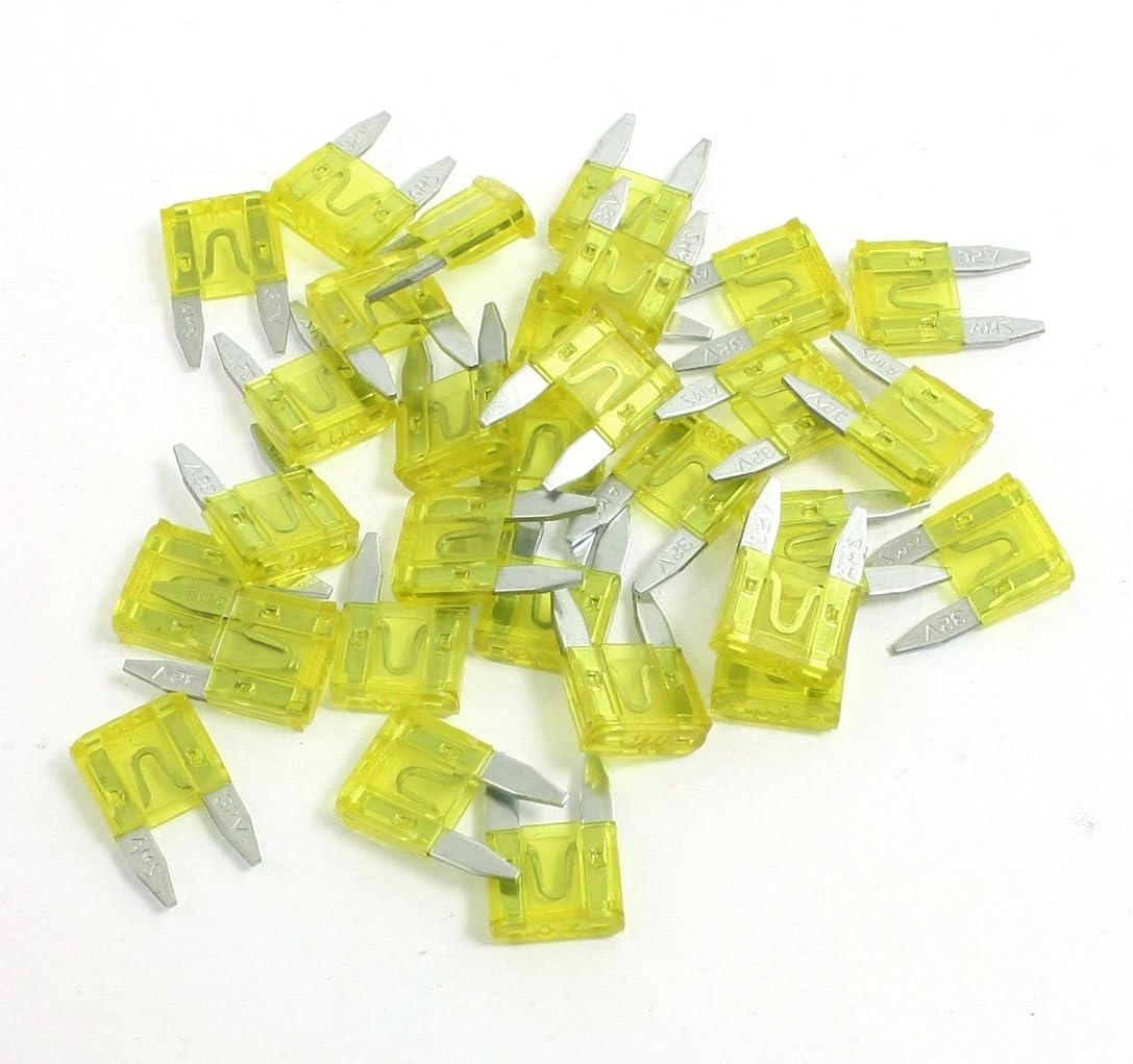 Amazon.com: uxcell 30 Pcs 32V 20A Small Blade Fuses Automotive Car ...