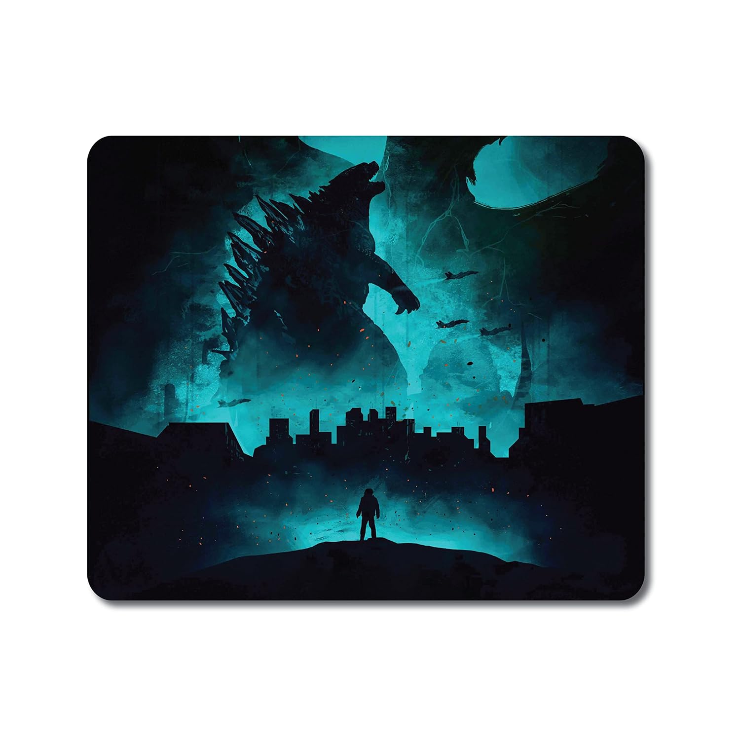 woopme® Printed Theme Godzilla Mouse Pad Compatible for Boys Girls Kids ...