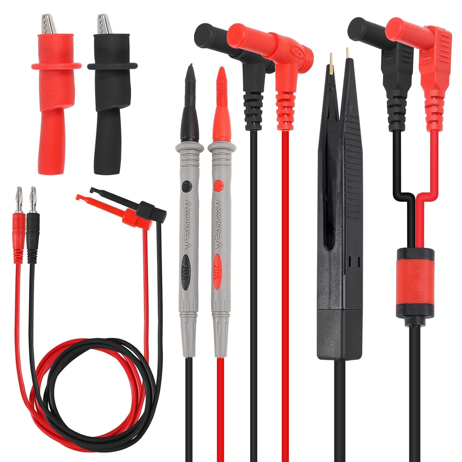 DIANN Multimeter Test Leads Set Professional Leads Kit 1000V 20A Test ...