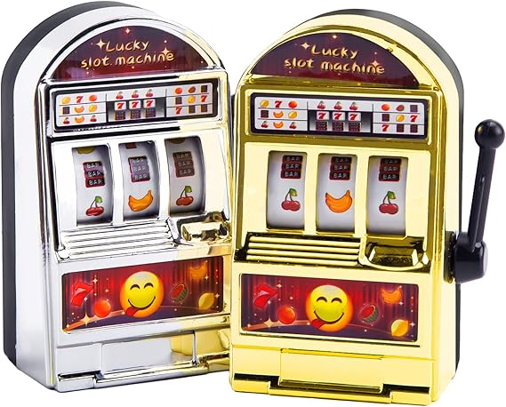 Amazon.com: BigOtters Mini Slot Machine Toy, 2PCS Mini Lucky Slot ...