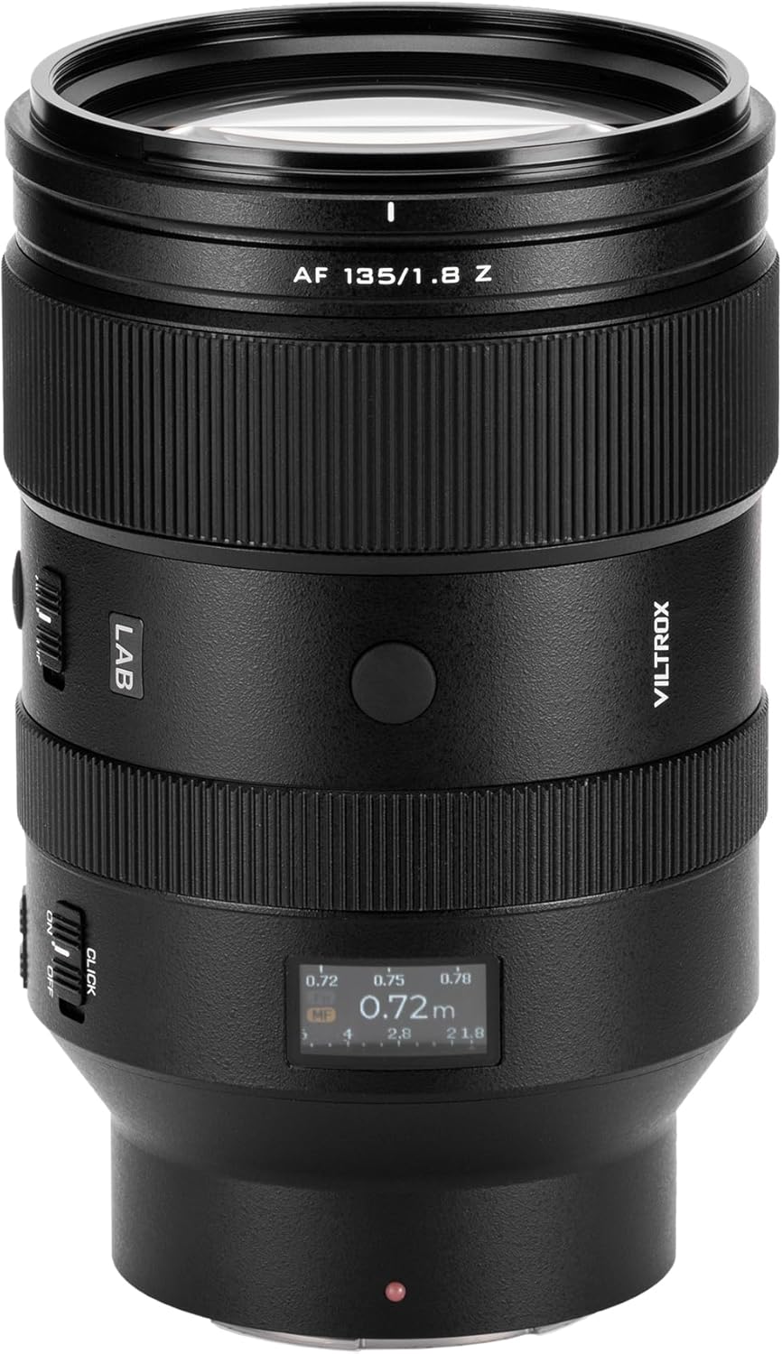 Amazon.com : VILTROX 135mm f/1.8 Z, AF 135mm F1.8 LAB Z Lens for Nikon ...
