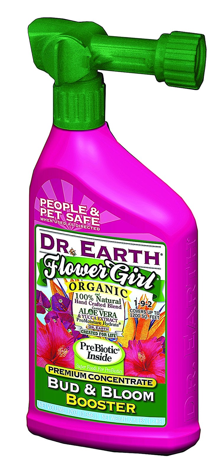 Amazon.com : DR Earth 1020 Bud/Bloom Booster Fertilizer, 32-Ounce ...