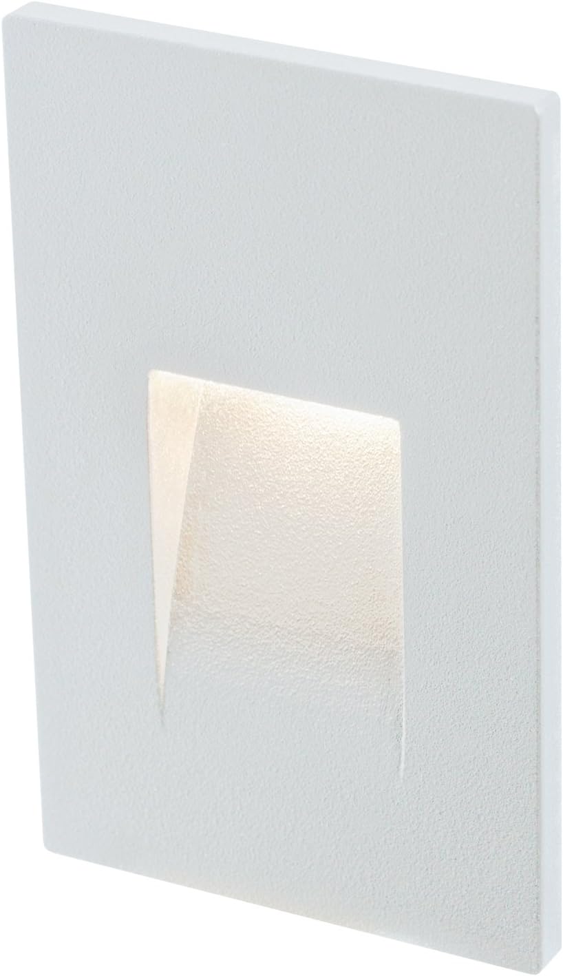 DALS Lighting LEDSTEP002D-WH 3" Recessed Vertical Indoor/Outdoor LED ...