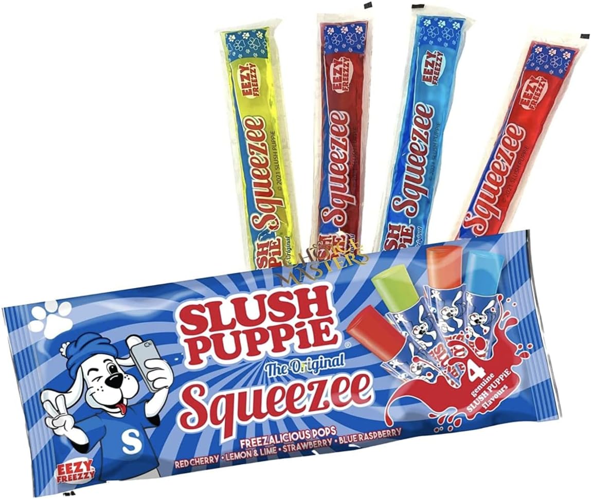 Slush Puppie The Original Squeezee Freeze Pops Ice Lolly Poles - 10 x ...