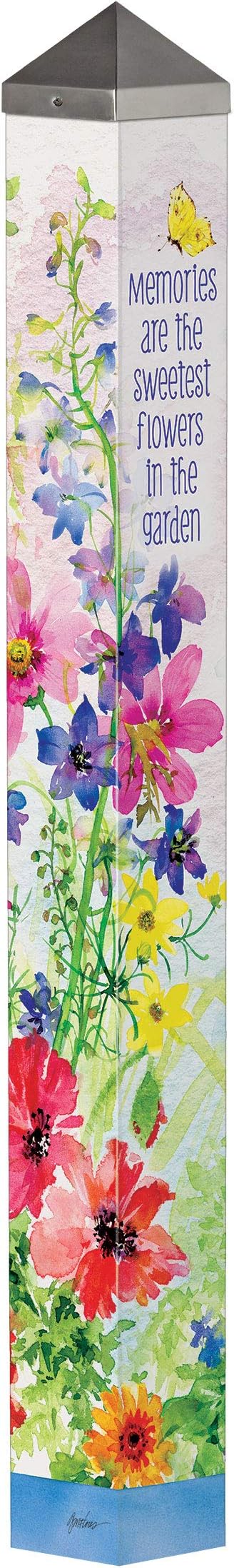 Amazon.com: Studio M - Spring Hummingbirds Art Pole Outdoor Decorative ...