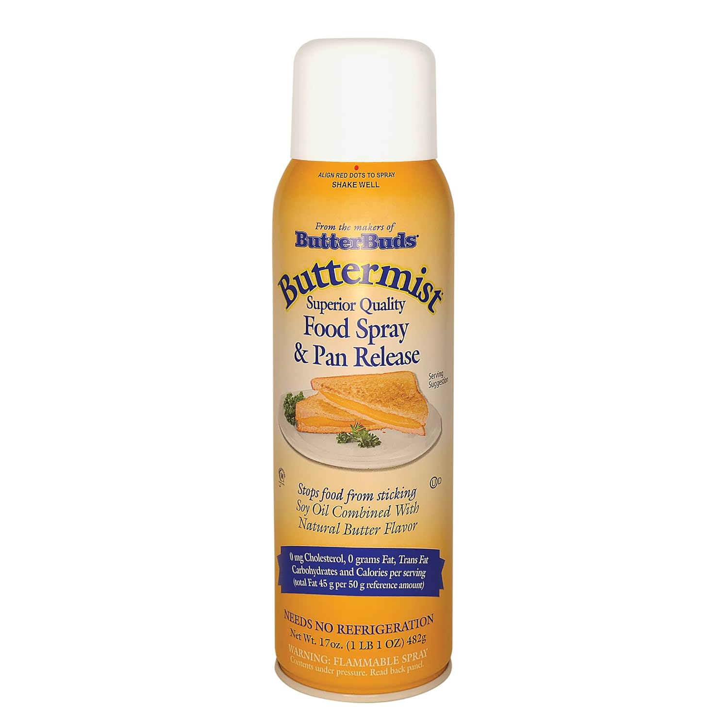 Amazon.com : Butter Buds Buttermist –Food Spray & Pan Release High ...