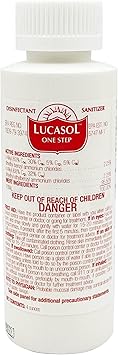 Amazon.com: Lucasol One Step Disinfectant, All Purpose Cleaner ...
