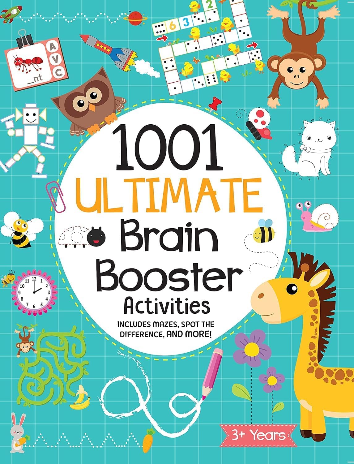 1001 Ultimate Brain Booster Activities for 4+ Years Old Kids | Enhance ...