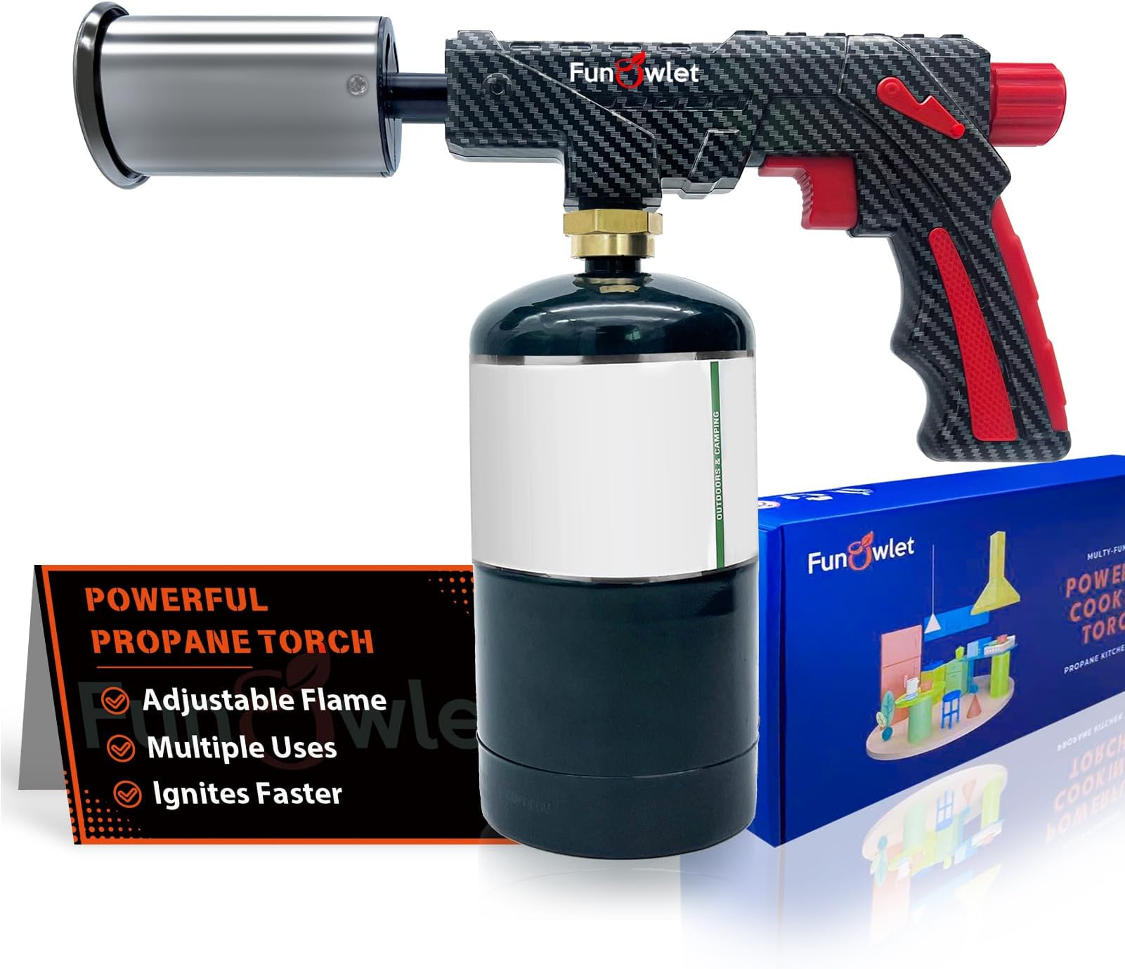 Amazon.com: Koackl Propane Torch Head with Stand, Welding Torch Head ...
