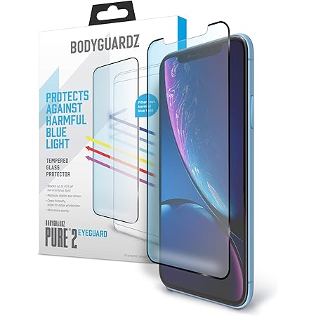 Amazon.com: BodyGuardz - Pure 2 Edge Glass Screen Protector for Apple ...