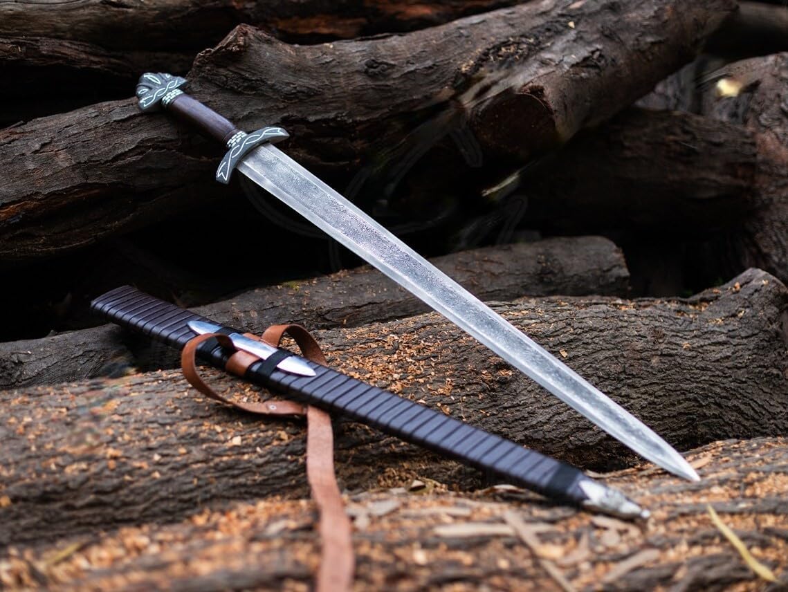 Amazon.com : 35 Inches Length | Lagertha Sword | Viking Sword | 52100 ...