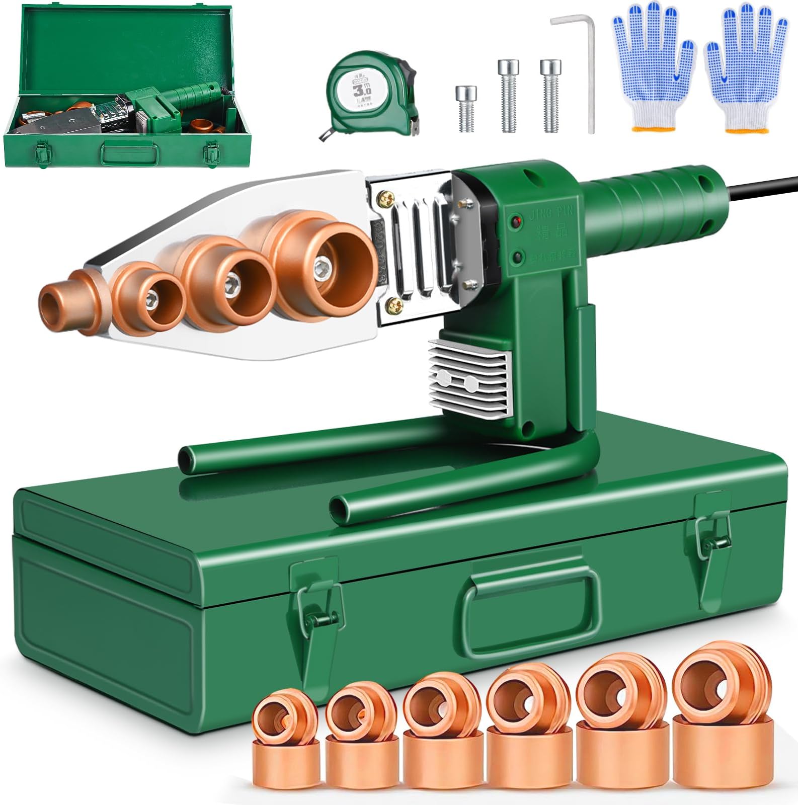 Rabbitking Termofusor Kit 1000w Pantalla Digital De Con 6 Dados ...