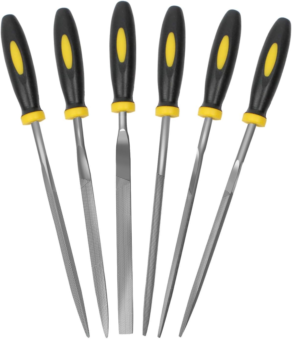 Kalim 6-teiliges Feilen-Set, 14 cm Nadelfeilen, 3 mm Durchmesser ...