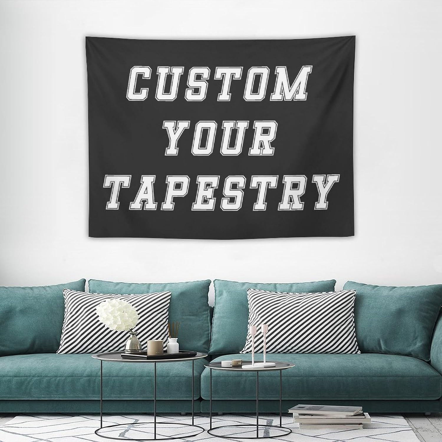 Amazon.com: Custom Tapestry Upload Images/Text Customized Tapestry Wall ...