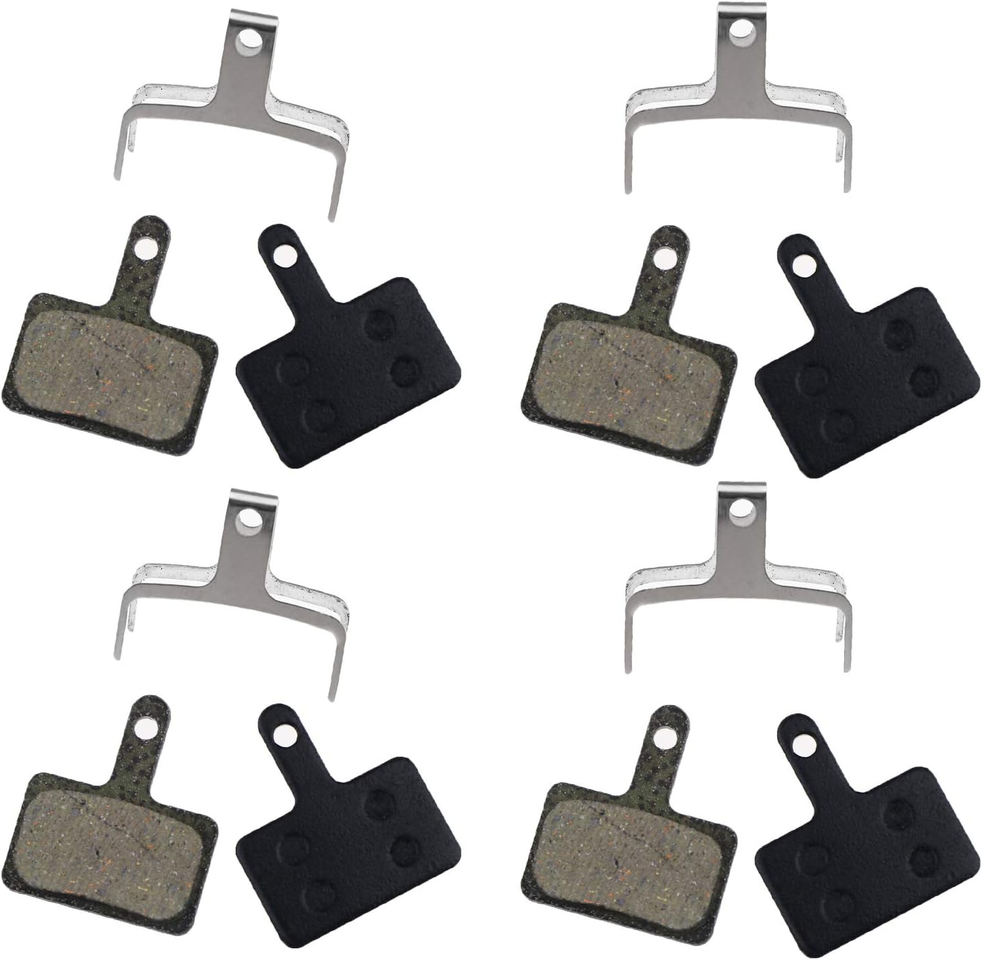 EMSea 2 Pairs Replacement Disc Brake Pads Resin Semi-Metallic for ...