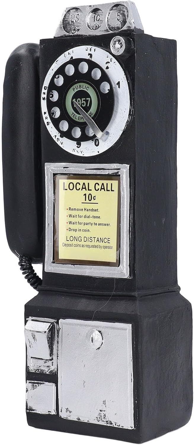 Amazon.com: Retro Telephones Ornament,Wall Mounted Vintage Rotate ...