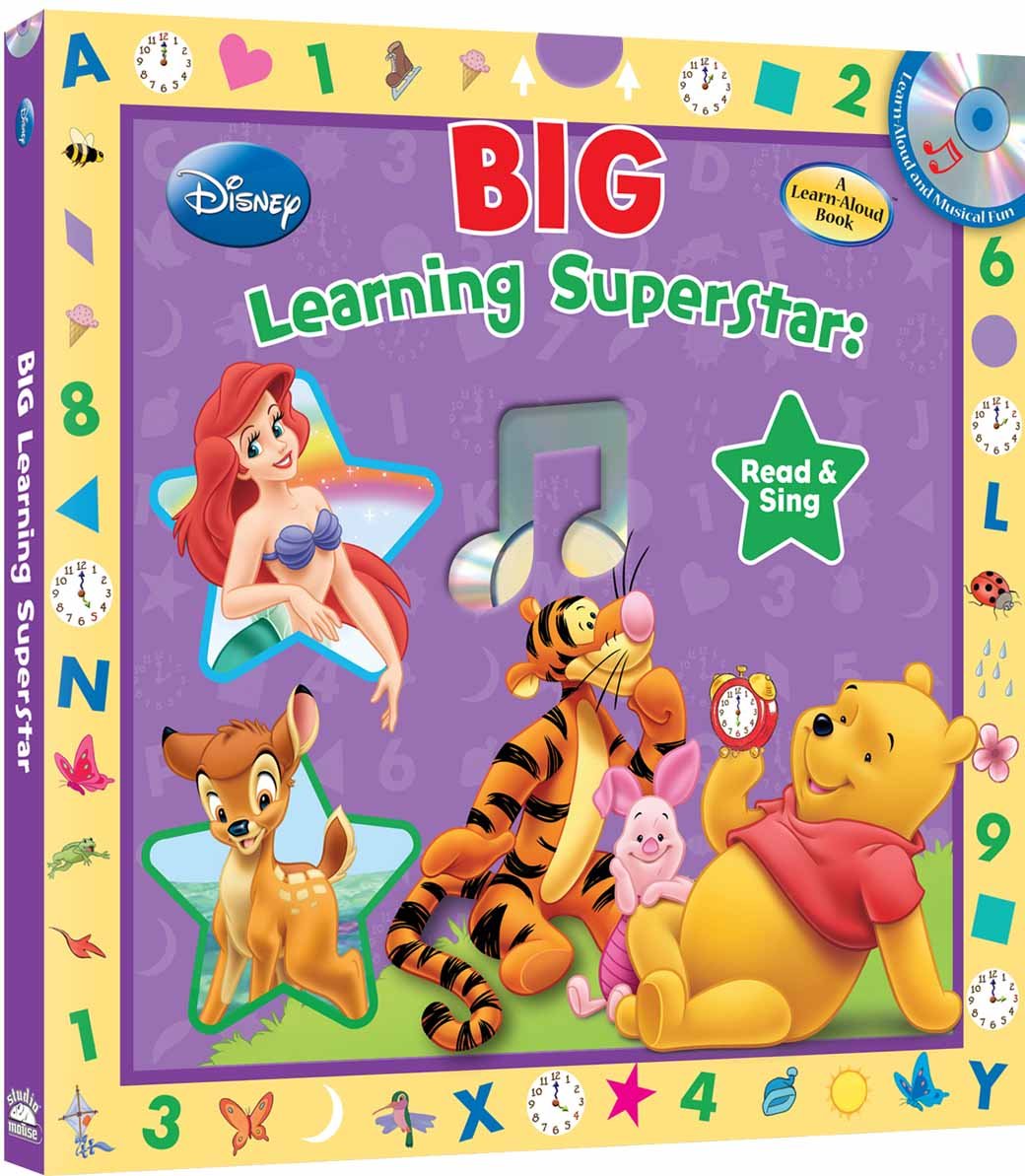 Disney: Big Learning Superstar: Read & Sing (Learn-Aloud Books ...