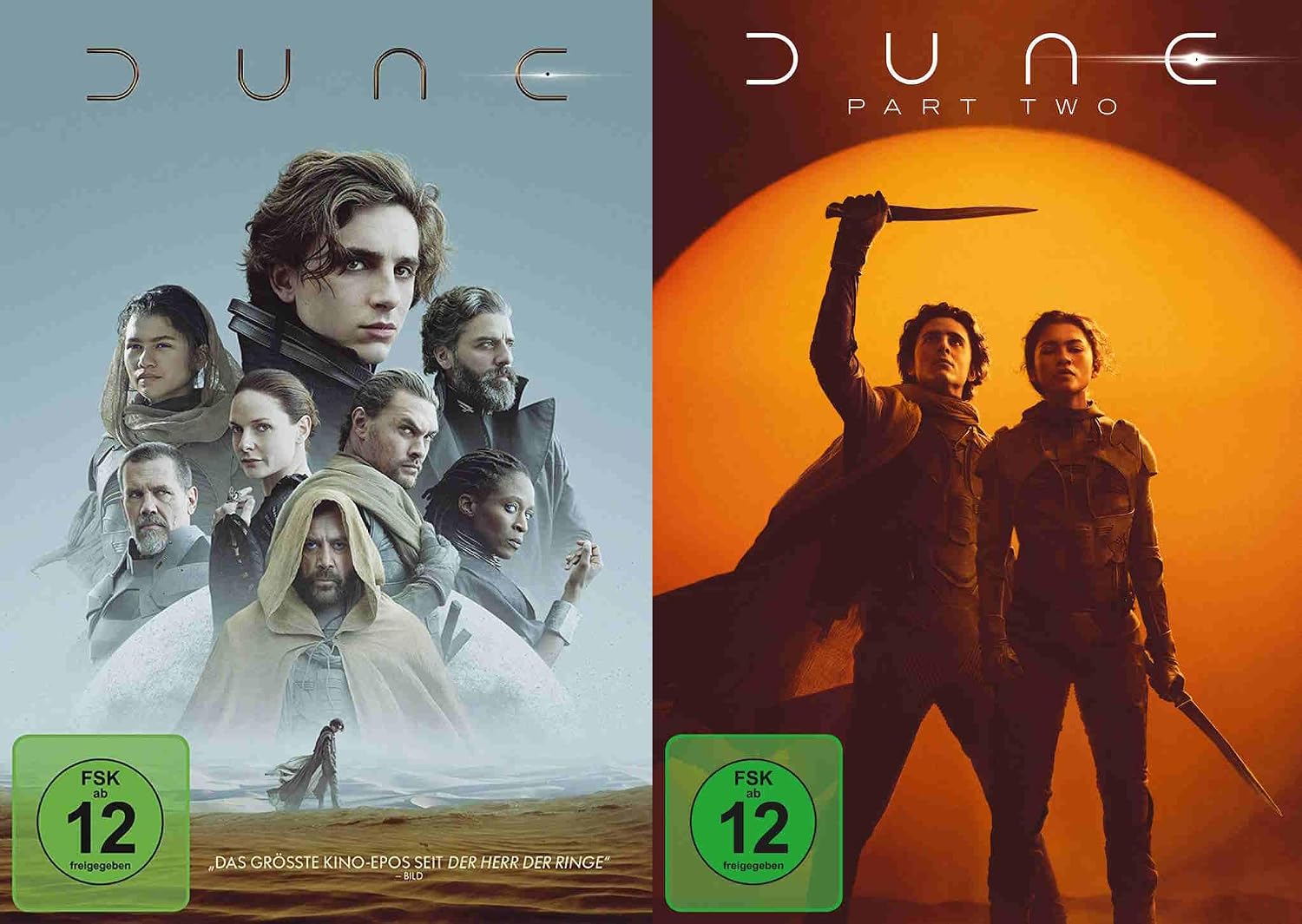 Dune + Dune: Part Two - Teil 1+2 im Set (2 DVD): Amazon.de: Timothée ...