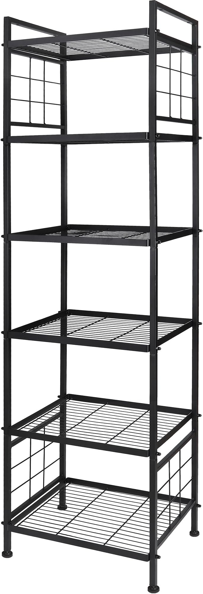 Amazon.com: GIOTORENT 6-Wire Standing Storage Shelf, Metal Shelving ...