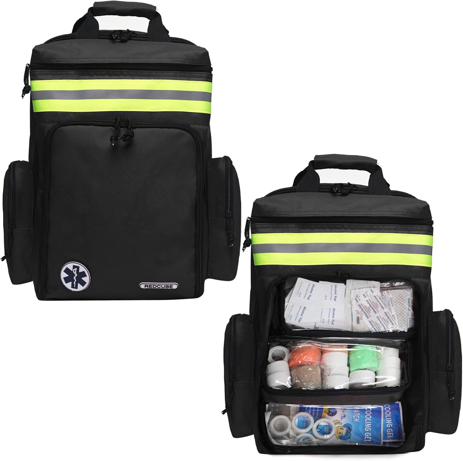 Amazon.com: REDCUBE First Aid Backpack,Emergency Medical Backpack Empty ...