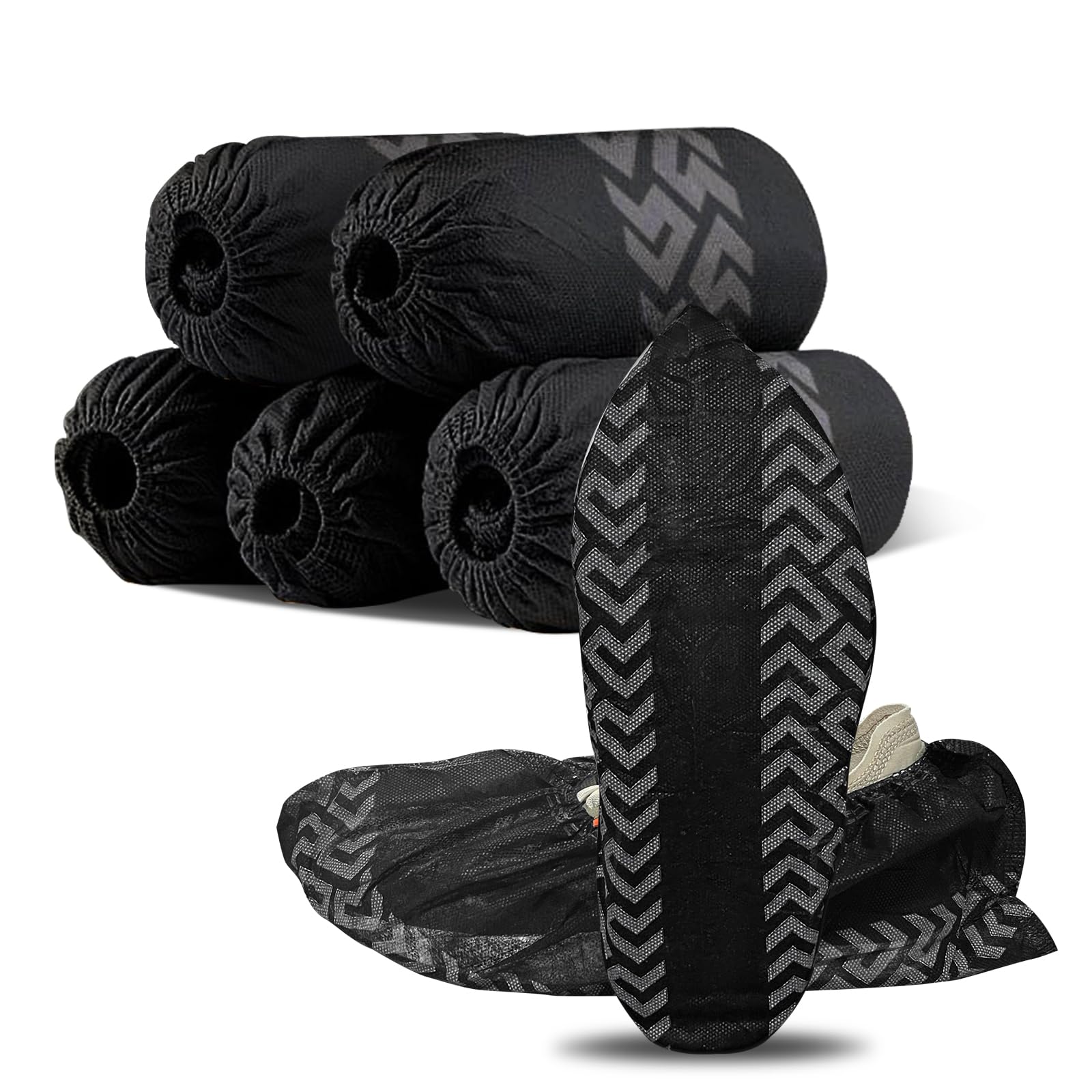 Shoe Covers Disposable Non Slip, 20 pair Thick Disposable Boot Covers ...