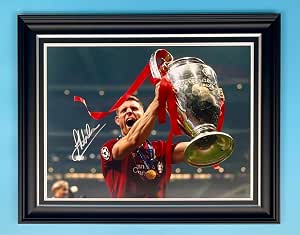 Amazon.com: James Milner Signed Photo In Luxury Handmade Wooden Frame ...