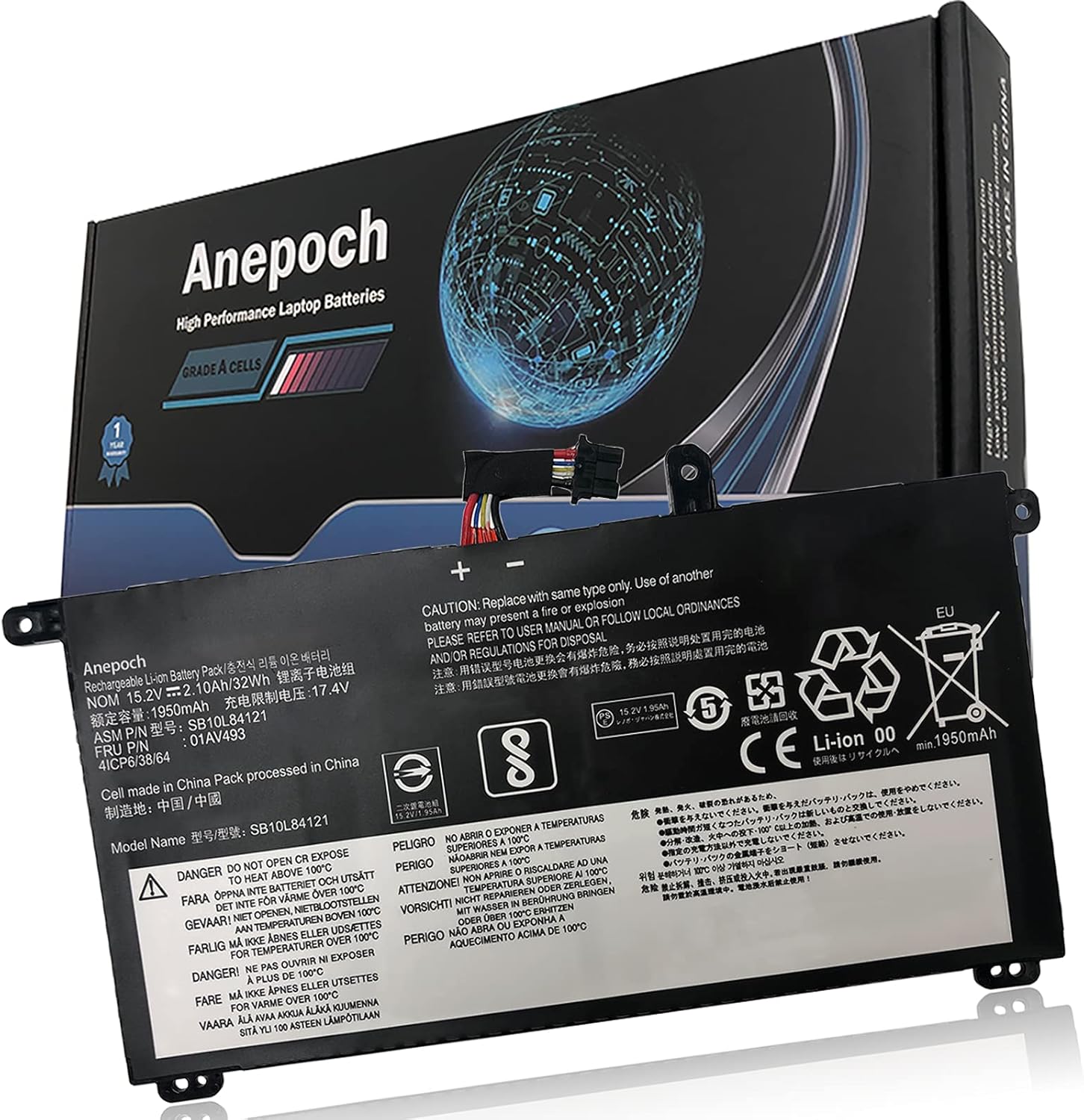 Amazon.com: Anepoch 01AV493 00UR891 Laptop Battery Replacement for ...