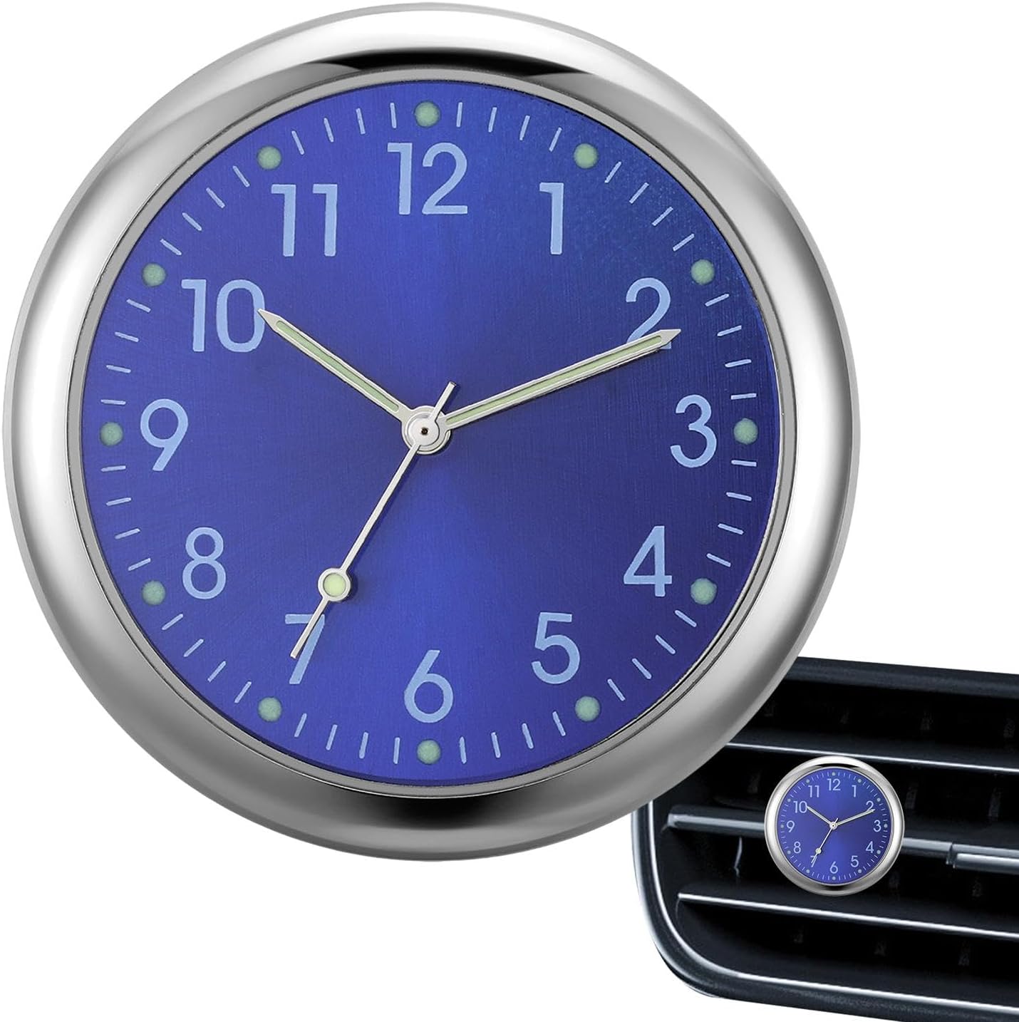 Amazon.com: Generic Mini Clock, Mini Alarm Clock Non Ticking, Glowing ...