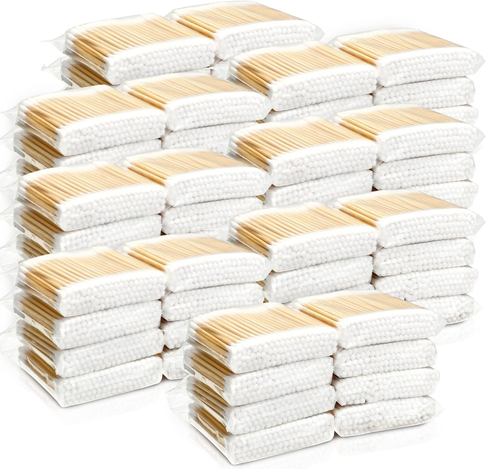 Amazon.com : Egaageoi Bamboo Cotton Swabs 800 Count - Double-Tipped ...