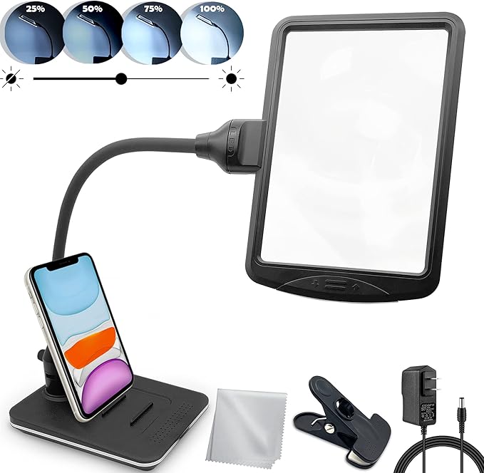 Amazon.com: M MAGDEPO 4X Gooseneck Magnifying Lamp Lighted with 28 SMD ...