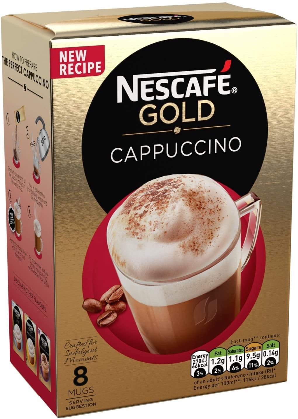 Amazon.com: NESCAFE Gold Espresso 100% Arabica Ground Coffee Beans The ...