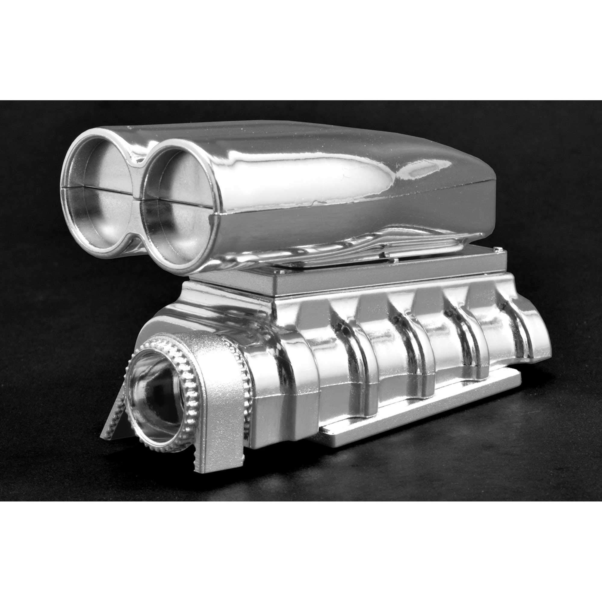 RPM Chrome Shotgun Style Mock Intake & Blower : Amazon.co.uk: Automotive