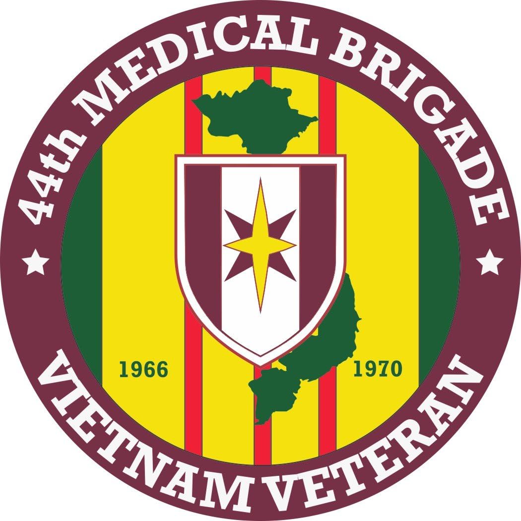 Amazon.com - 44th Medical Brigade Vietnam Veteran 3.8 Inch Decal