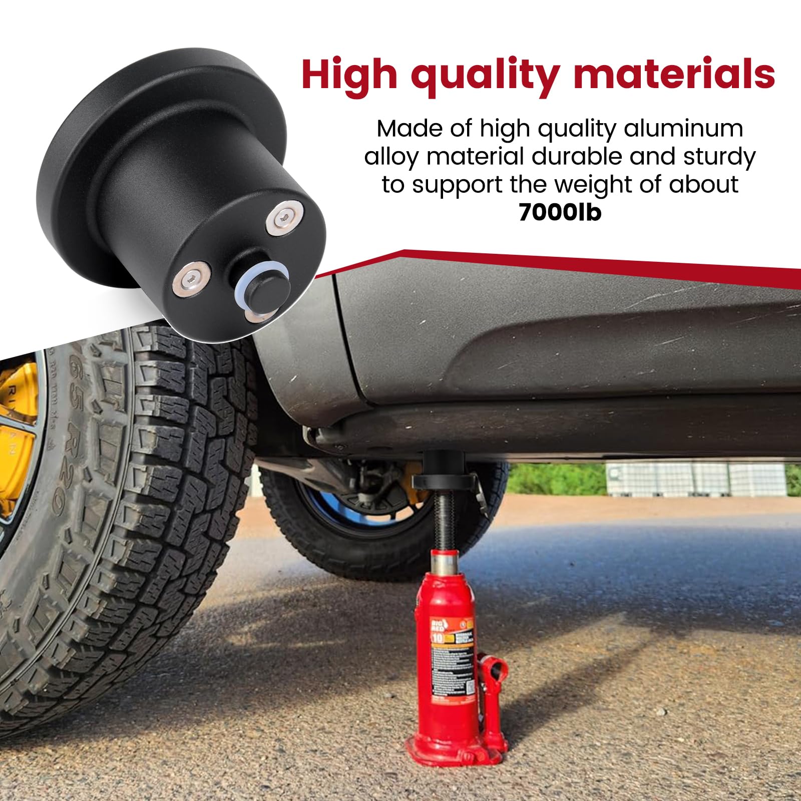 4 Pack Jack Pucks Floor Jack Lifting Jack Pad Lift Point Adapter With ...